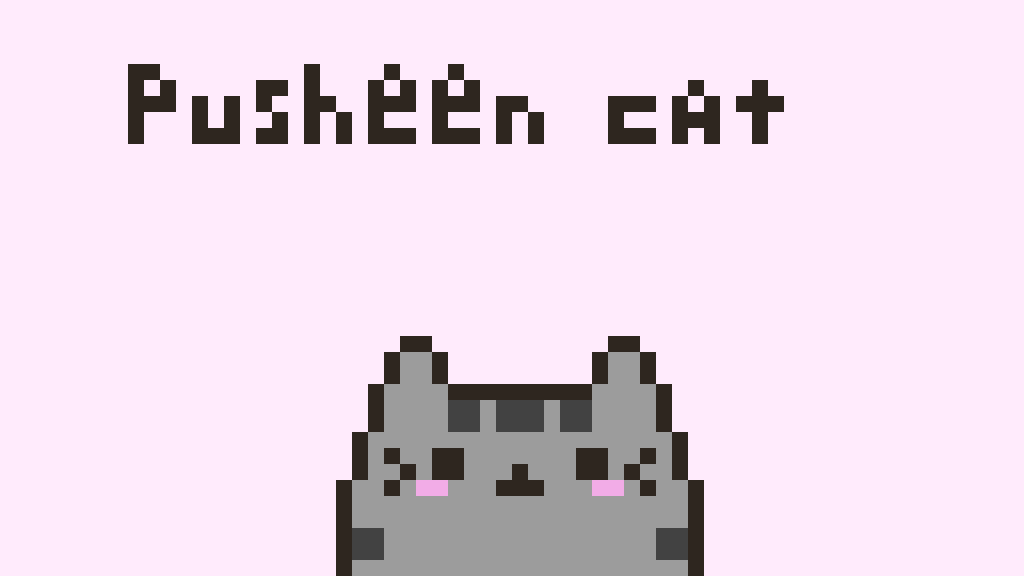 Editing Pusheen! - Free online pixel art drawing tool - Pixilart