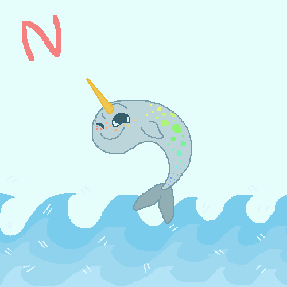 Pixilart - NARWHAL by SpaceUniBros