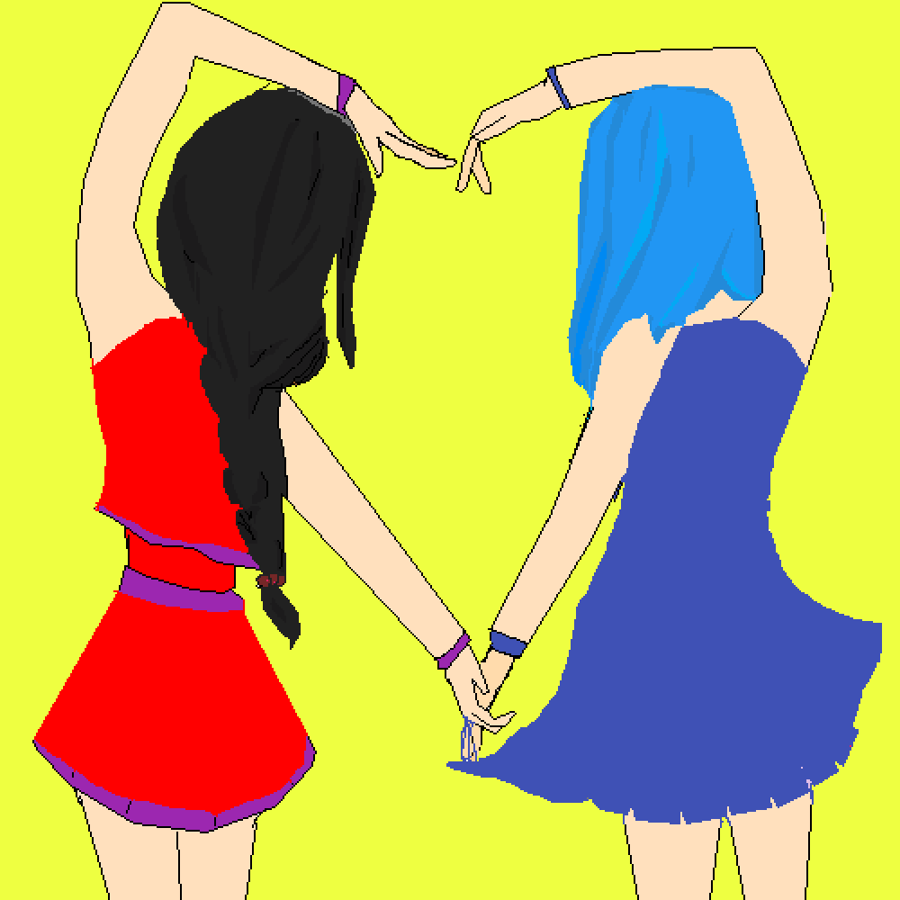 Pixilart - Aphmau and Katelyn by LovelyIrene