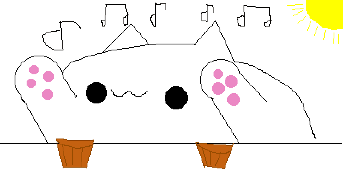 Pixilart - bongo.cat by elmo-21