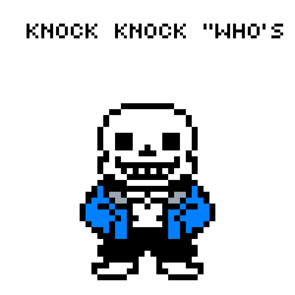 Pixilart - sans's pun by darkbomb