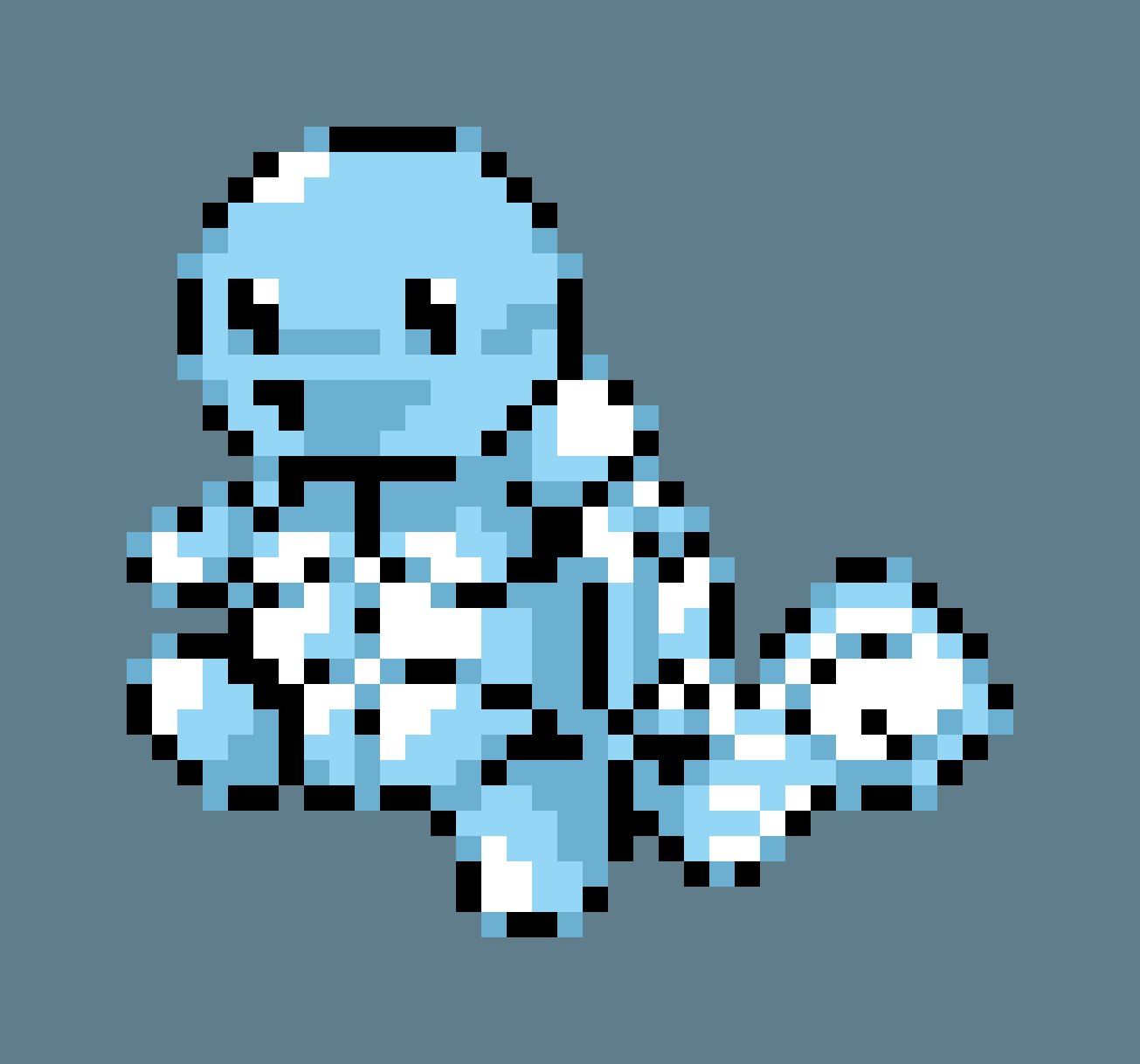Pixilart - Squirtle Gen 1 Sprite by Stinerodriguez