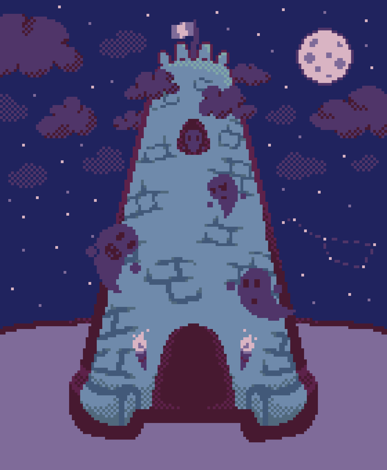 Pixilart - haunted tower by Gabriek