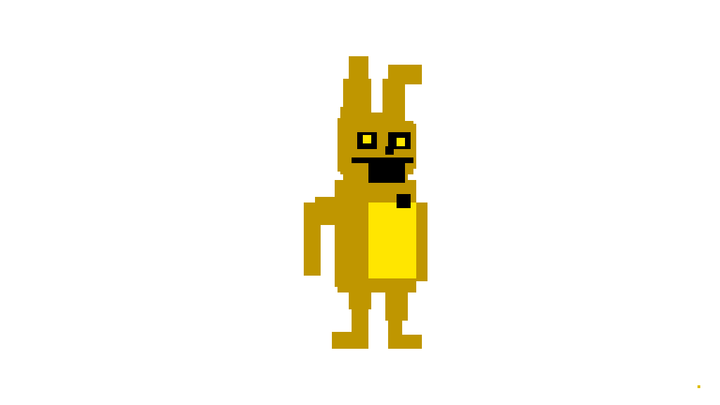 Editing SpringBonnie sprite remake. - Free online pixel art drawing ...