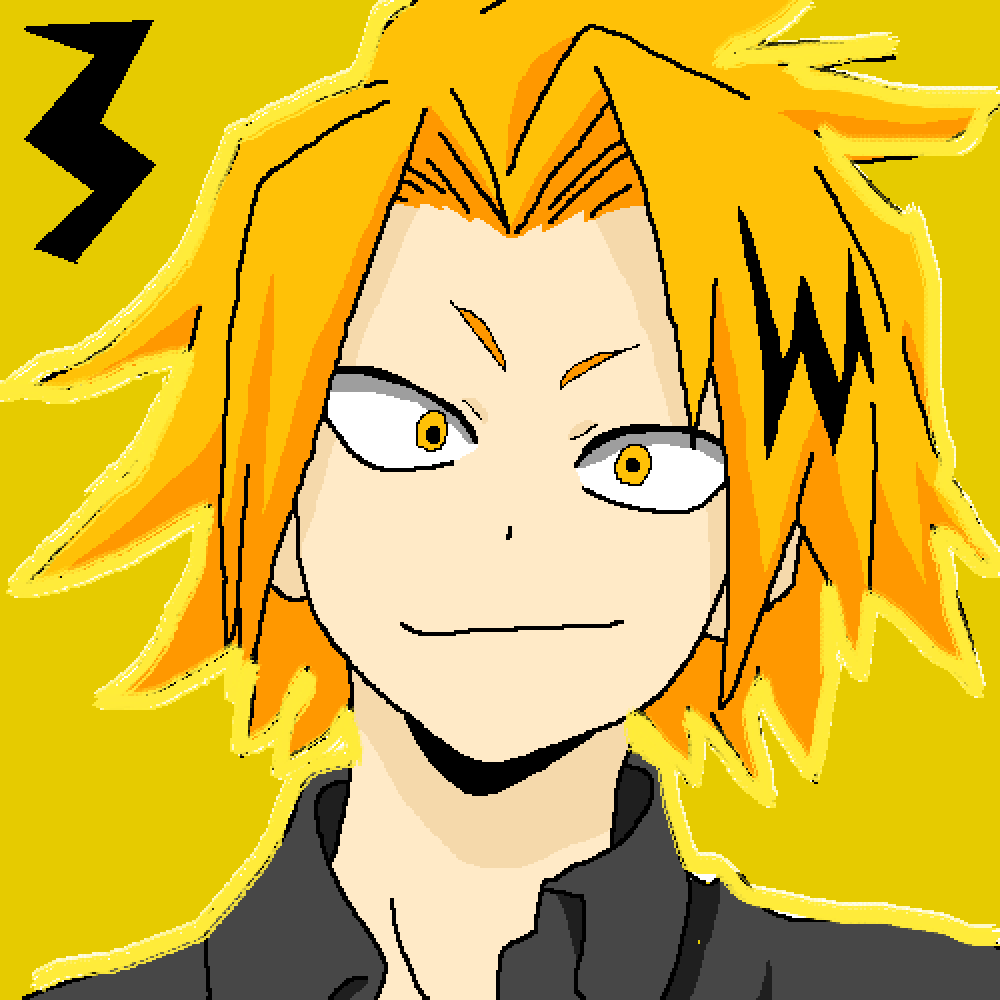 Pixilart - MHA Denki by Sootology