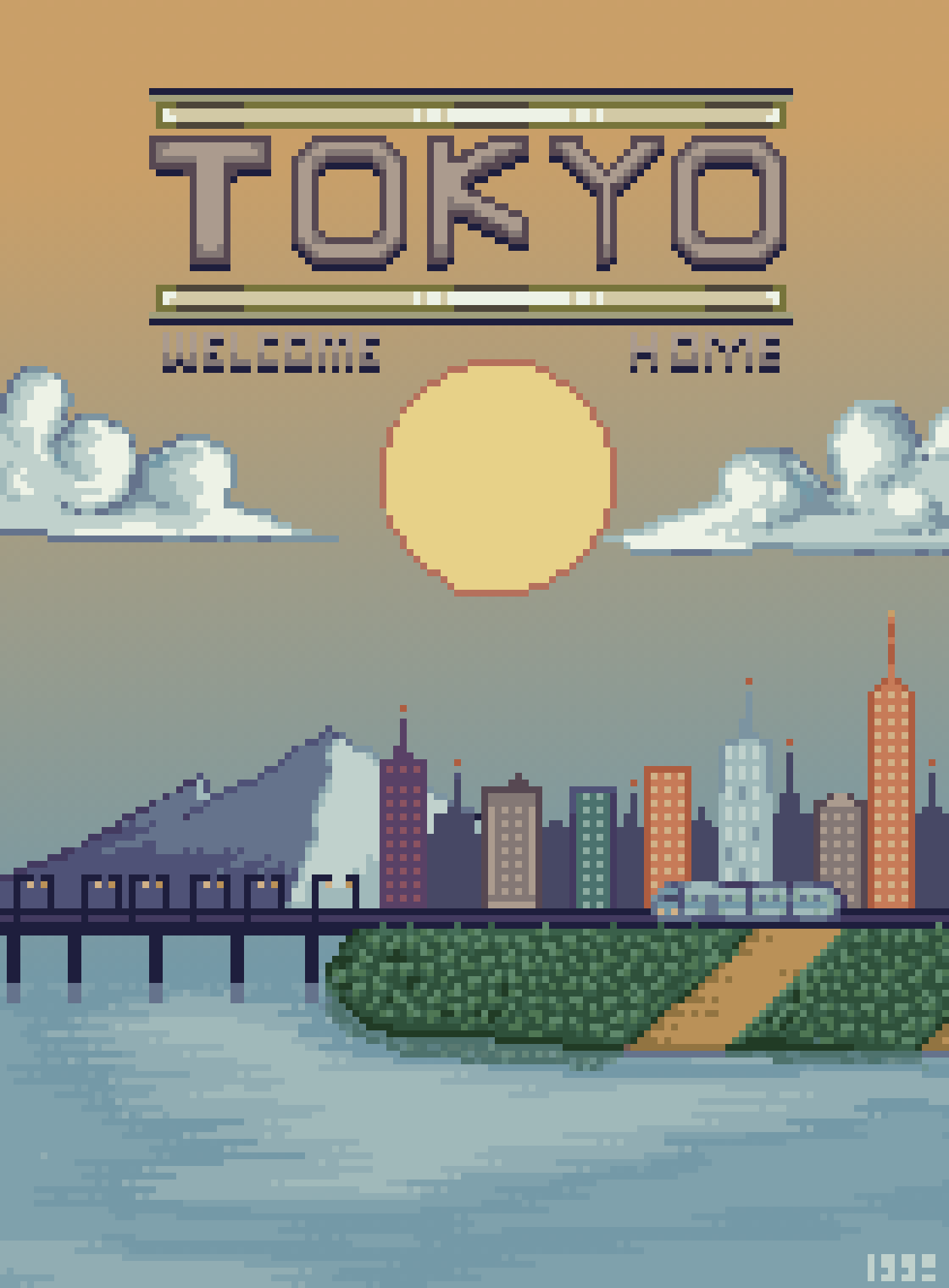 Pixilart - Tokyo by Theredbear