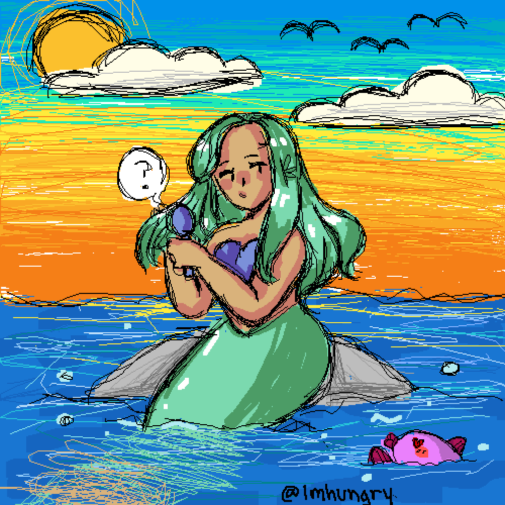 Pixilart - fish lady by imhungry