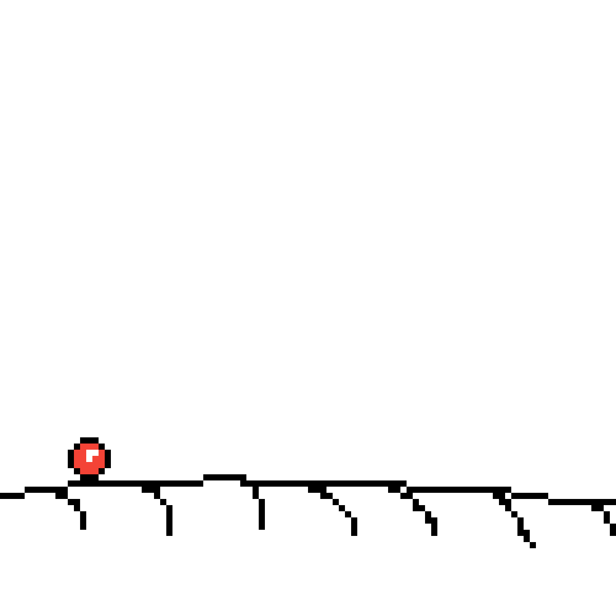 Pixilart - Red Bouncing Ball by AngeloV17