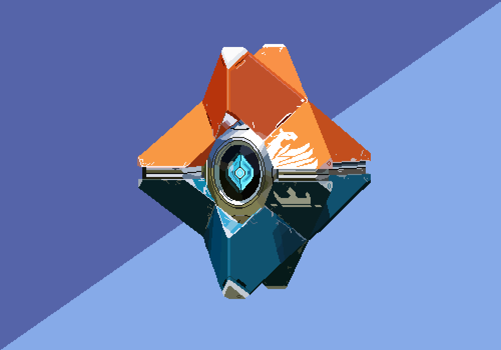 Pixilart - Ghost from Destiny by loco2902