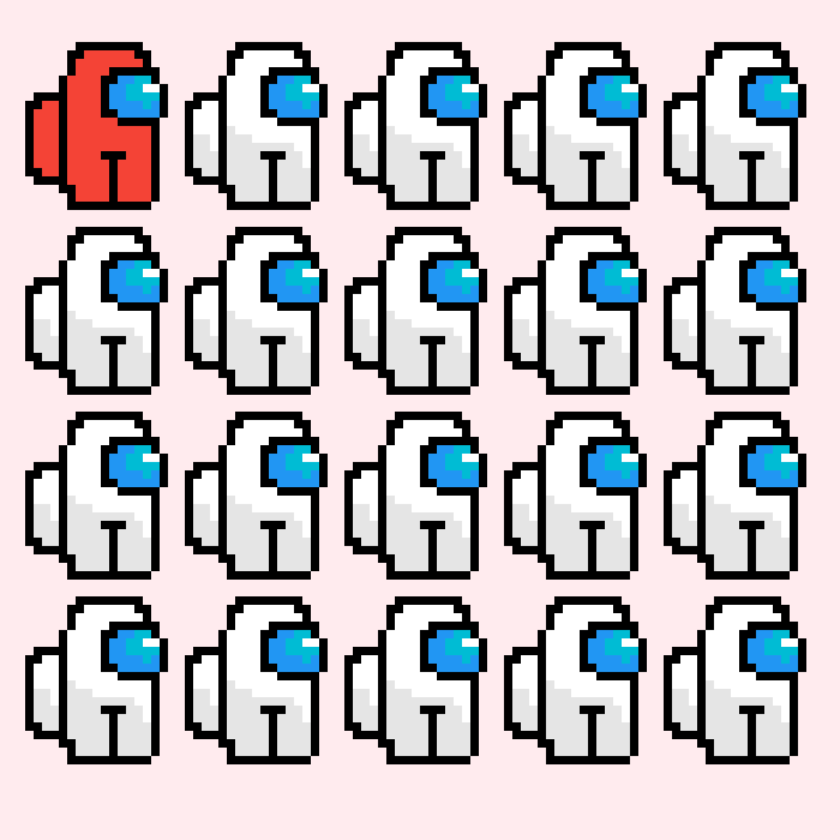 Editing Among us - Free online pixel art drawing tool - Pixilart