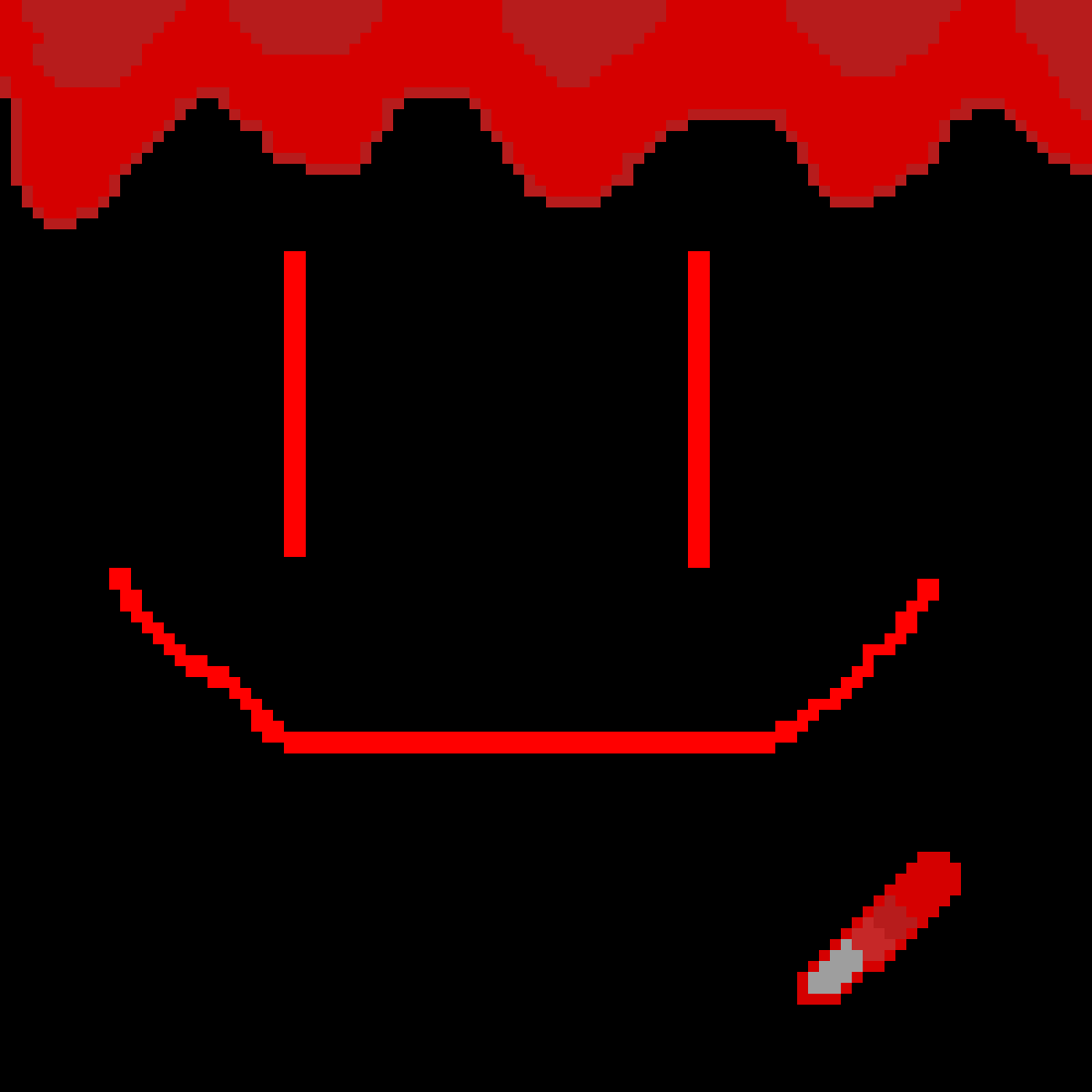 Pixilart - chara face by A-normal-drawer