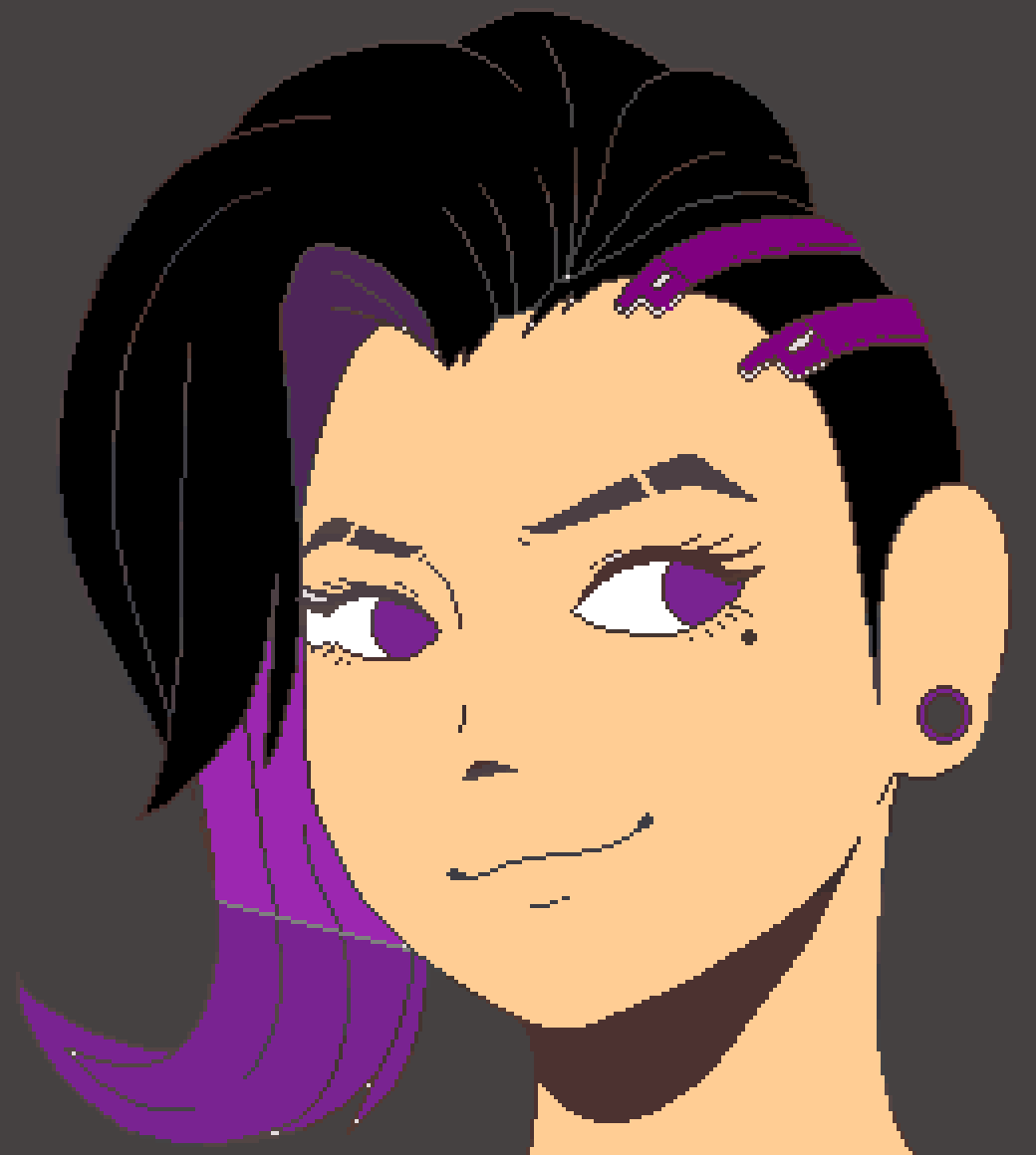 Editing Sombra-Overwatch - Free online pixel art drawing tool - Pixilart