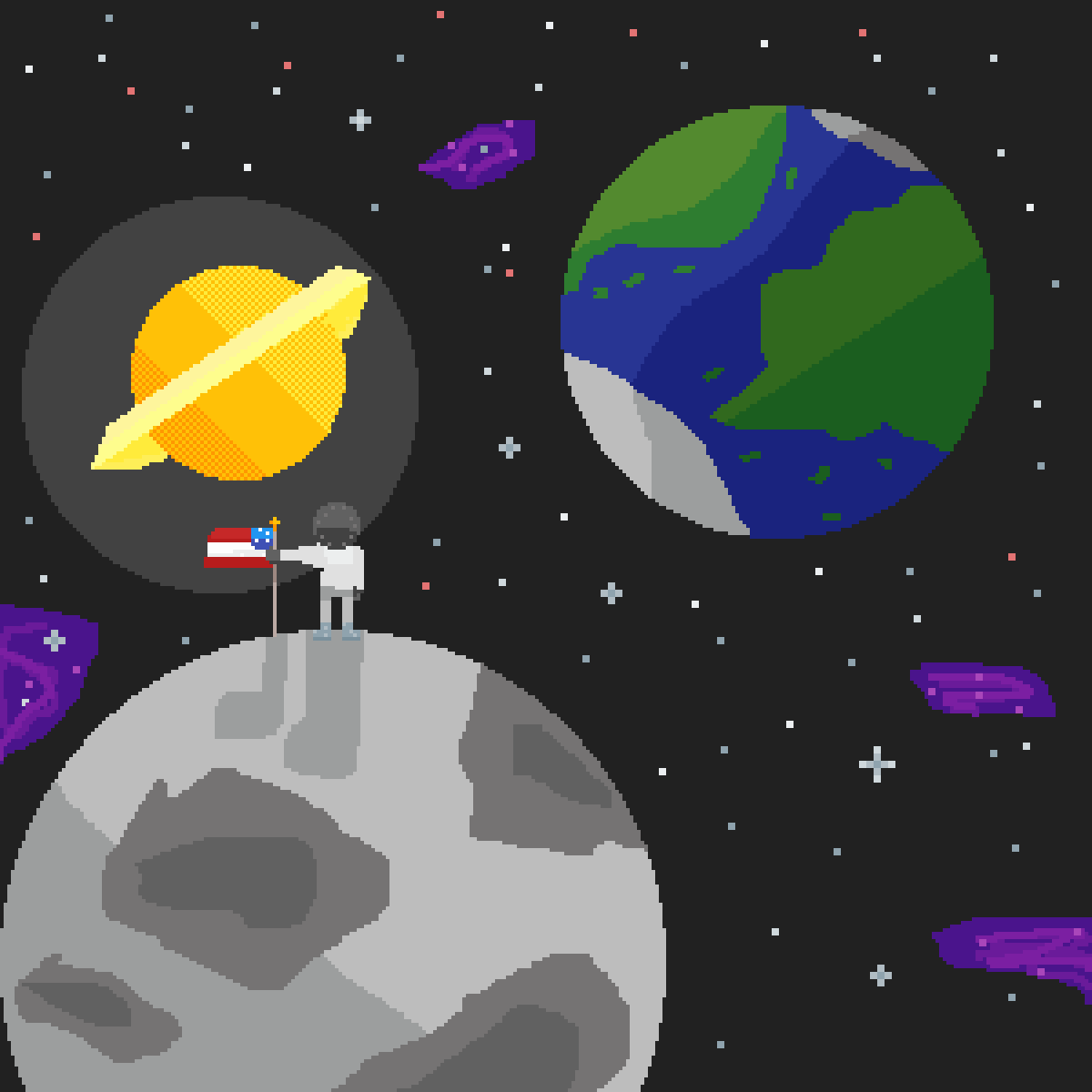 Pixilart - space by mhmjurassic777