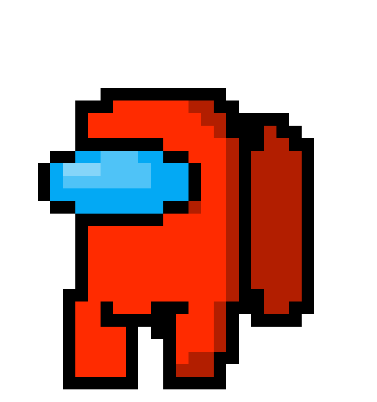 Pixilart - 32 bit SUS red among us by Marklyfied123