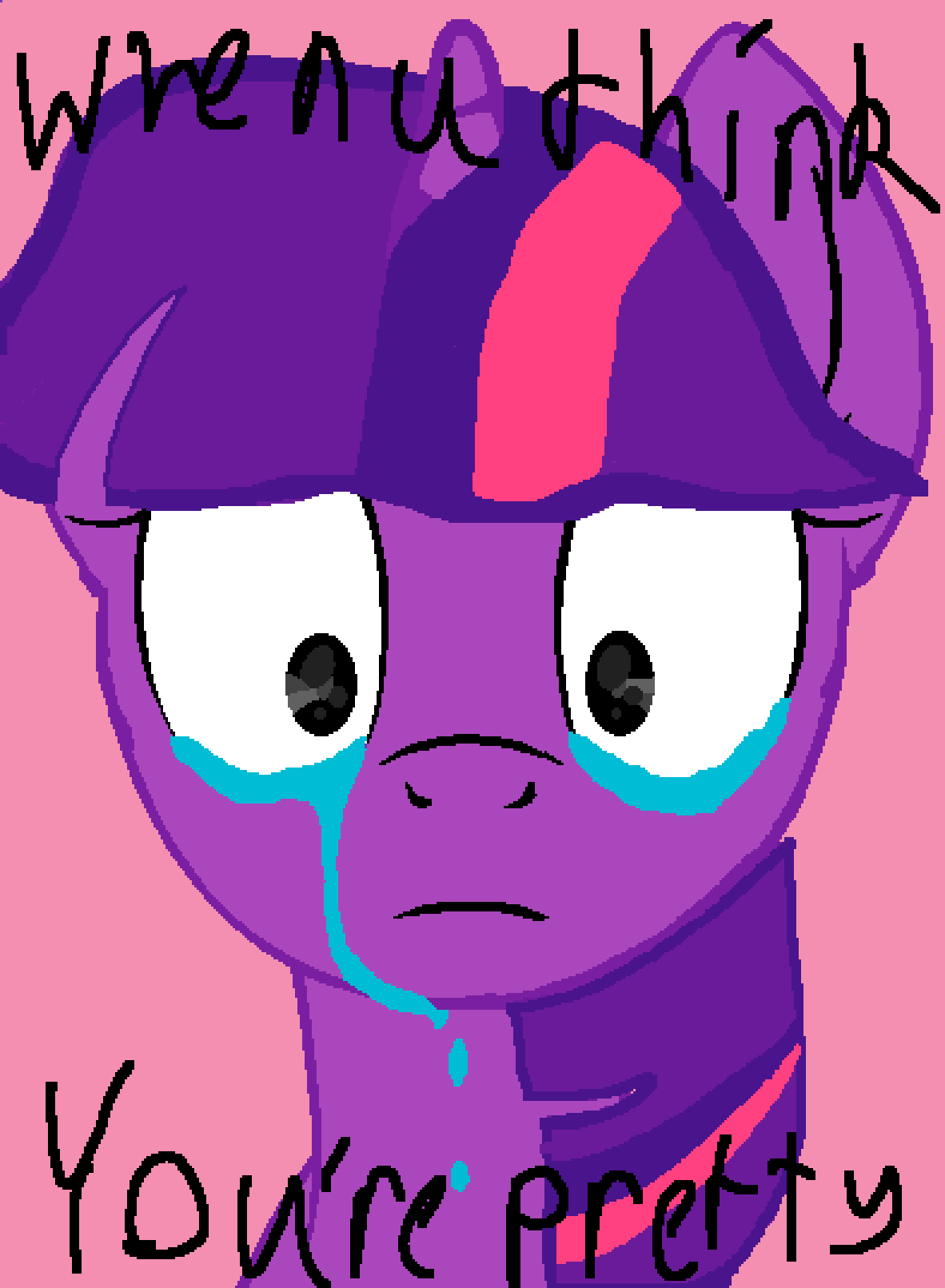 Editing MLP meme read desc - Free online pixel art drawing tool - Pixilart