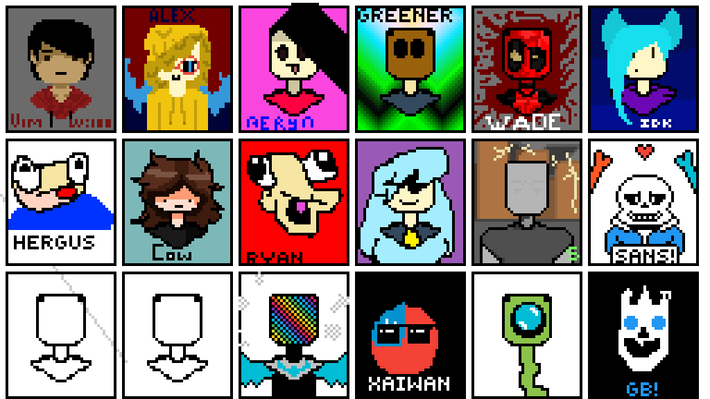 Editing add your profile pic! - Free online pixel art drawing tool ...