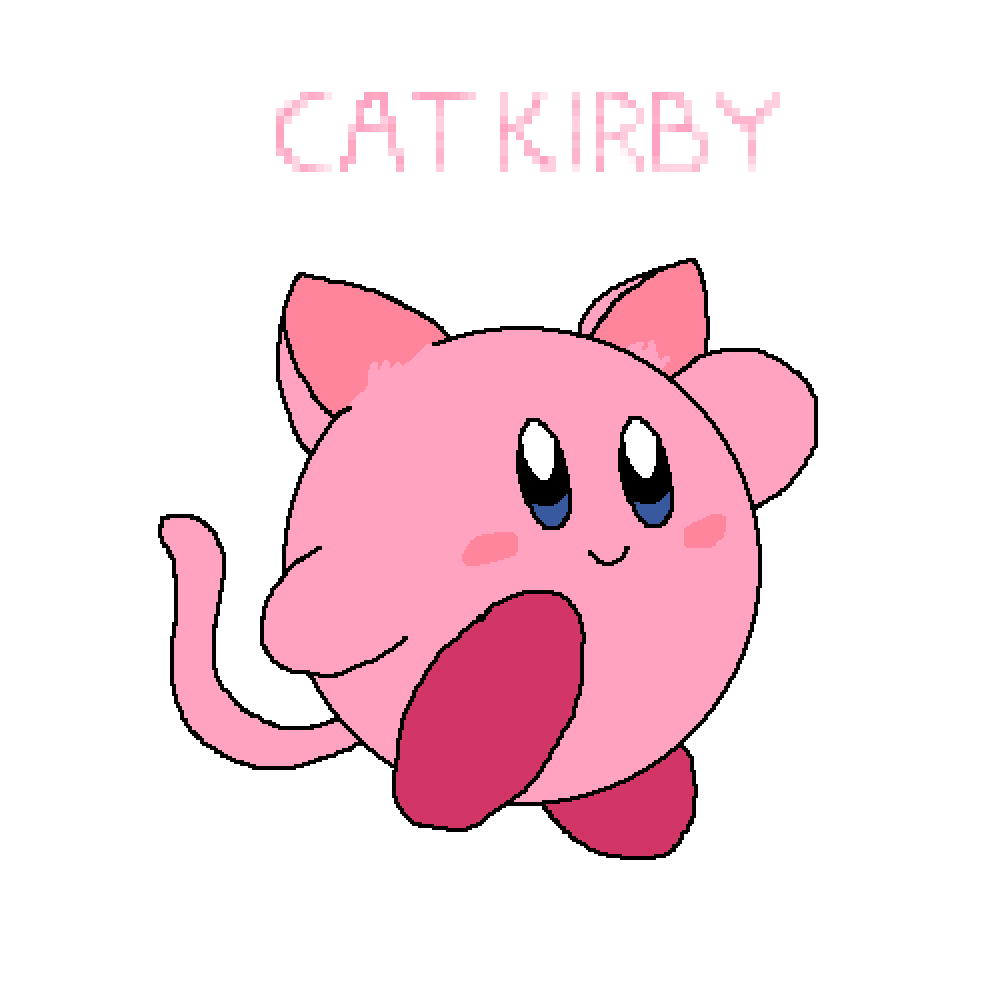 Pixilart - Cat Kirby by SuperSonic29