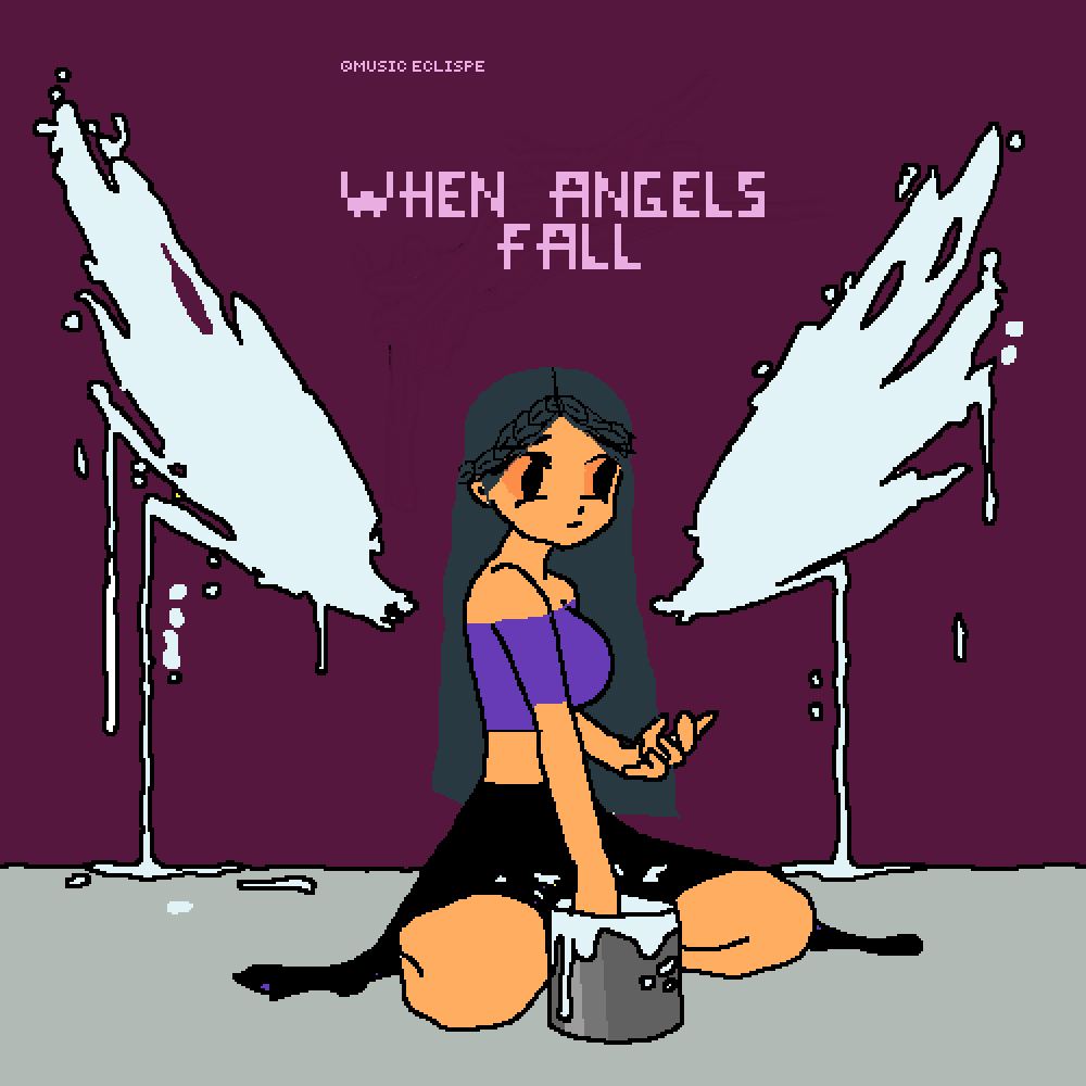 Pixilart - Mystreet When Angels Fall by DraconiteDragon