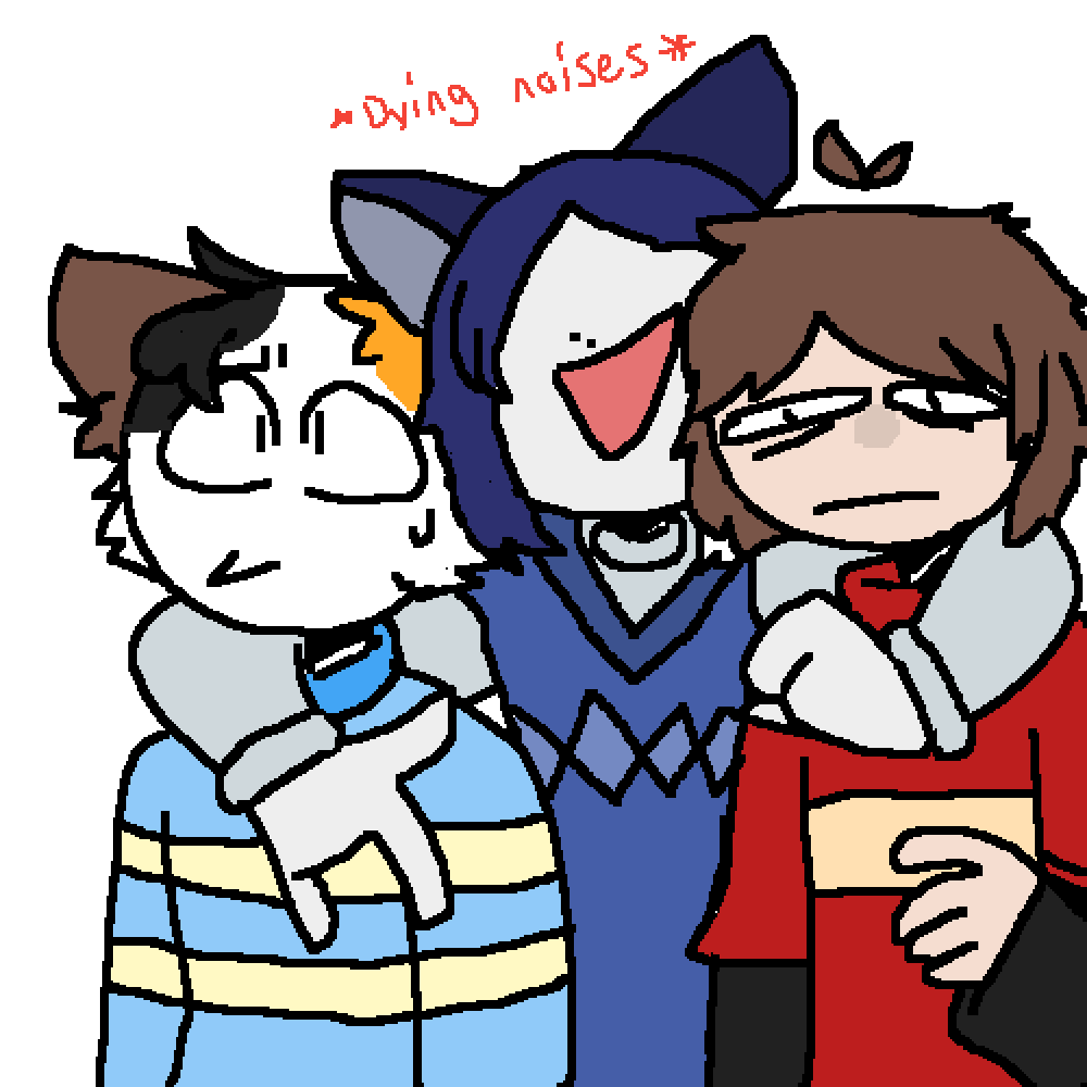 Pixilart - cringy trio by LonelyPhobia