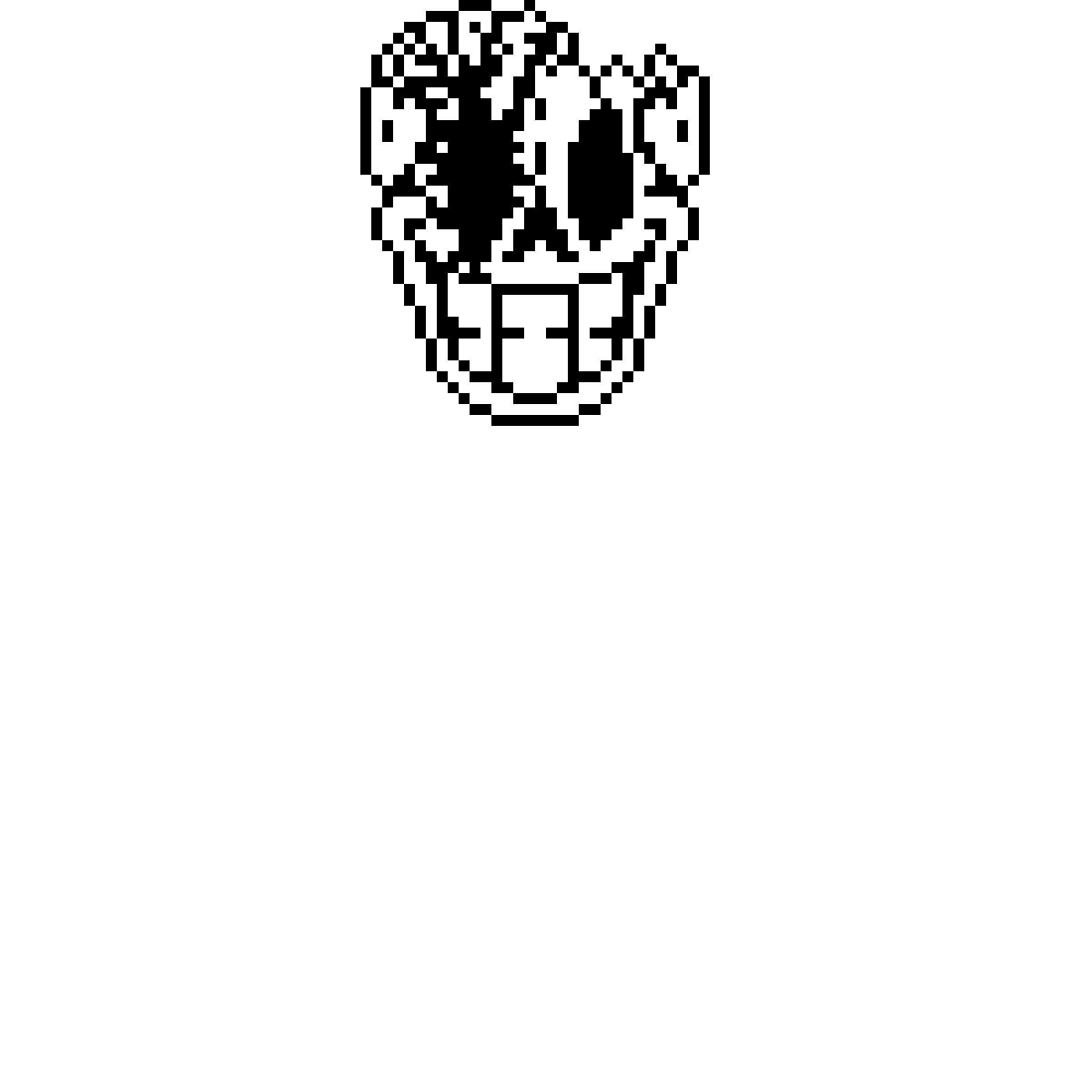 Pixilart - papyrus head WIP by Wats