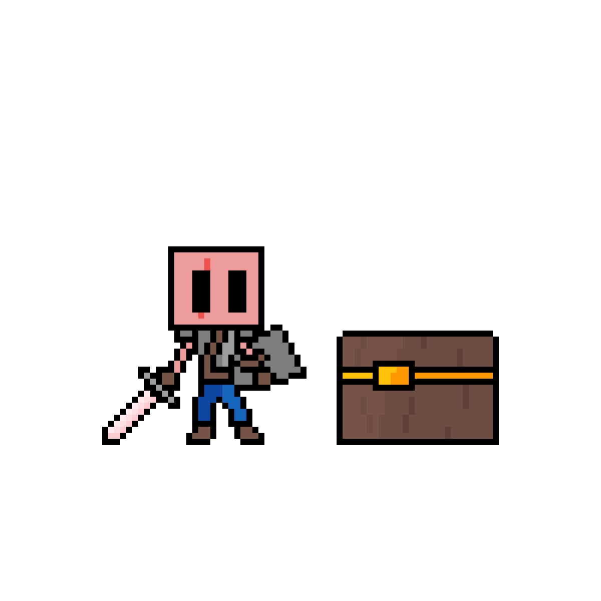 Pixilart - Mimic Attack by DeathBones27