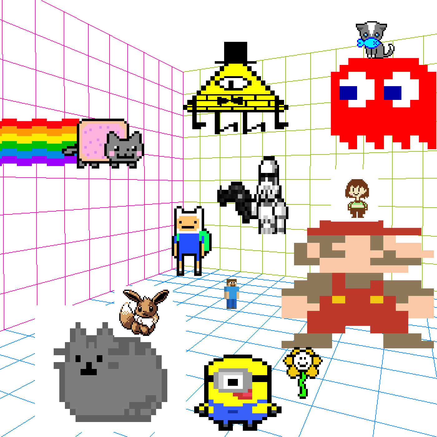 Editing the stuff scape - Free online pixel art drawing tool - Pixilart