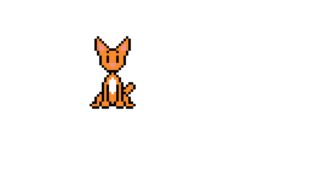 Editing Orange Cat - Free online pixel art drawing tool - Pixilart
