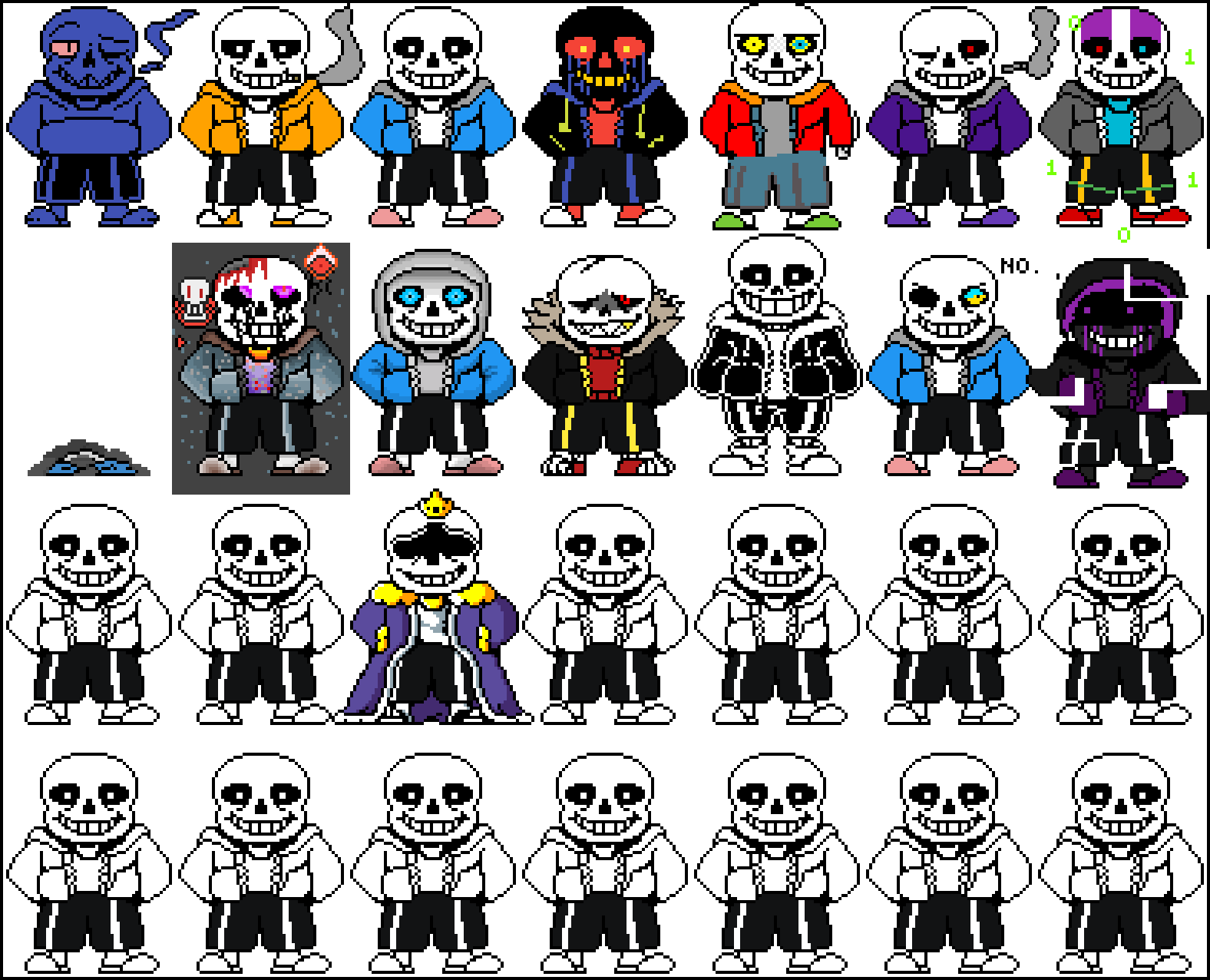 Pixilart - Add your own sans! by PixelNator Pixilart - Add your own sans! by PixelNator
