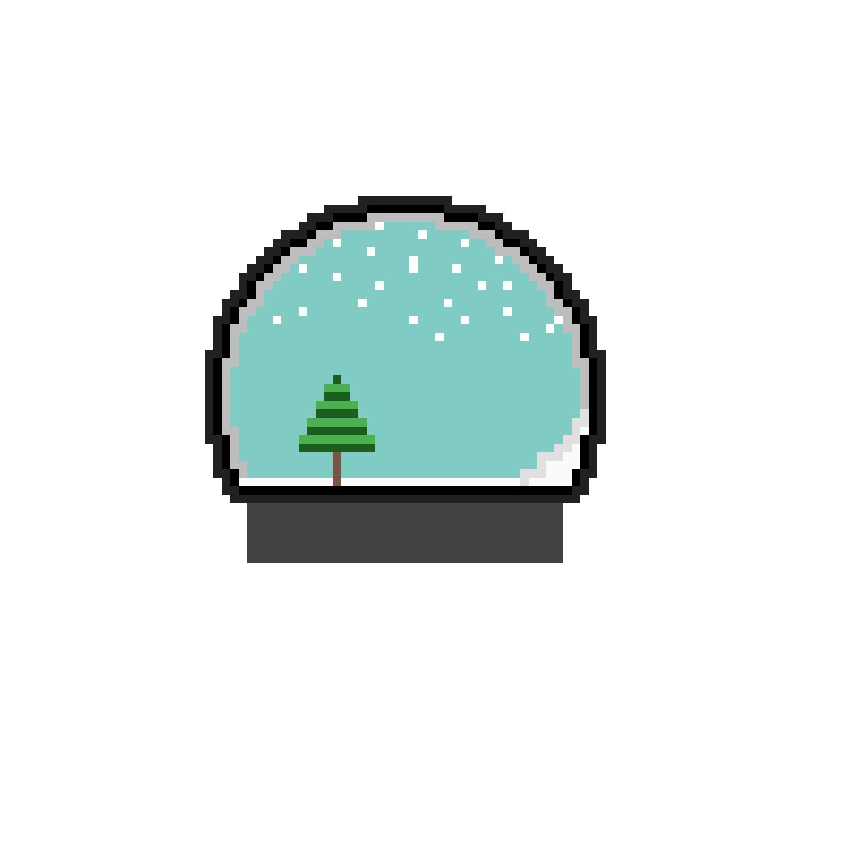 Editing snow globe - Free online pixel art drawing tool - Pixilart