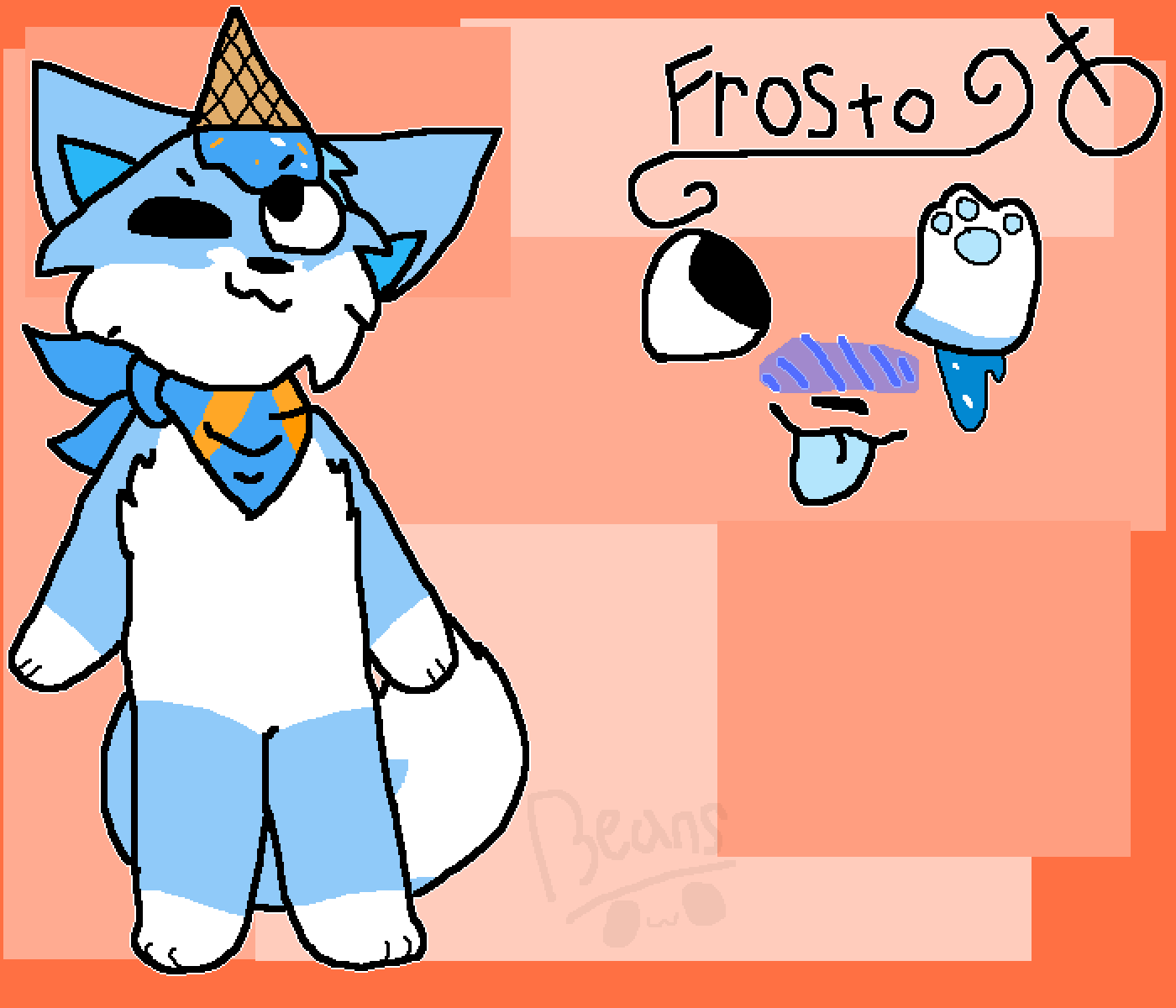 Pixilart - Frosto ref by kusobeans