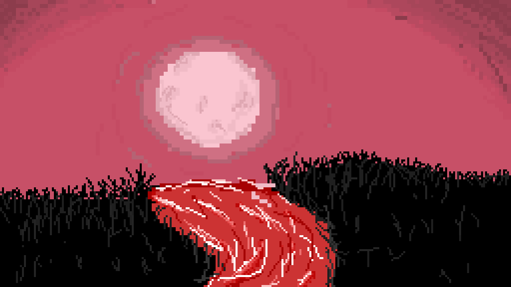 Pixilart - red Sky by The-Black-Pixel