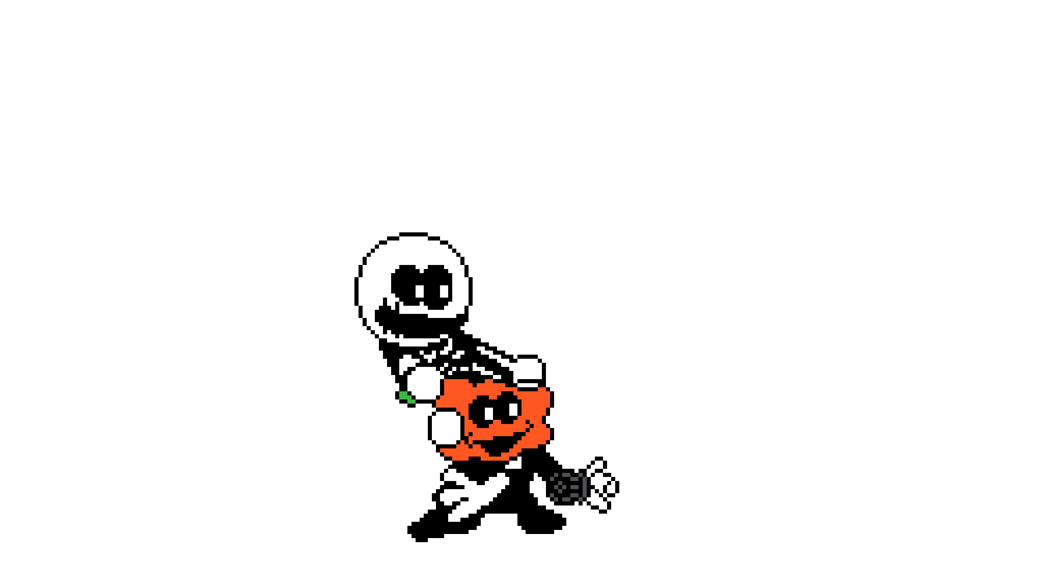 Pixilart - fnf skid and pump by BlueboxDude