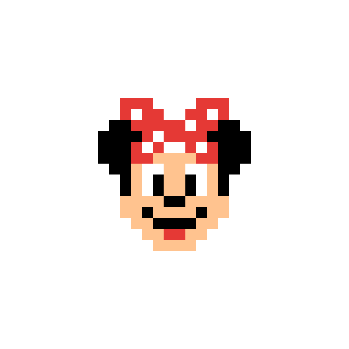 Pixilart - Minnie Mouse by Liviandleo