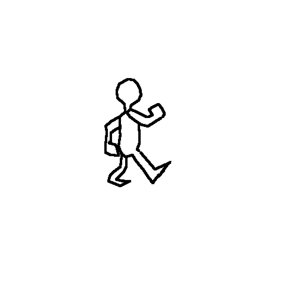 Editing animation walk - Free online pixel art drawing tool - Pixilart