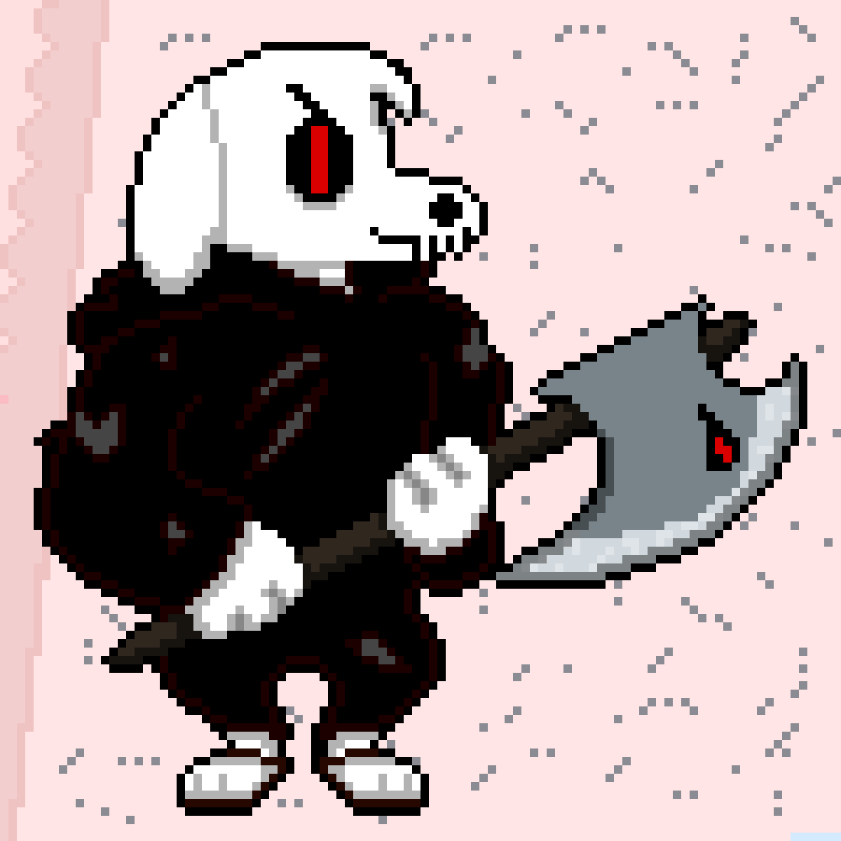 Pixilart - (Color) Underfell Dogamy by Immediate54