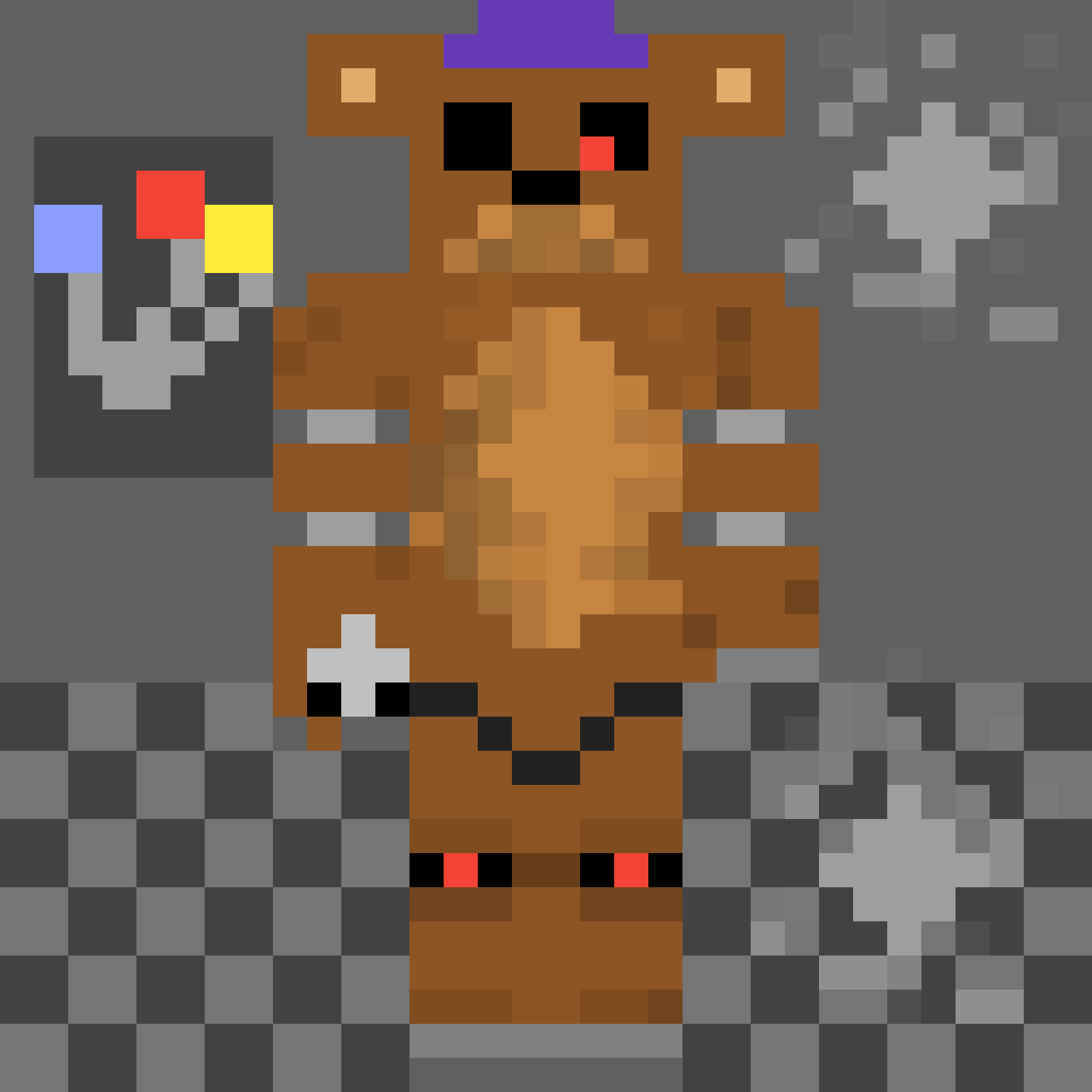 Editing minecraft freddy - Free online pixel art drawing tool - Pixilart