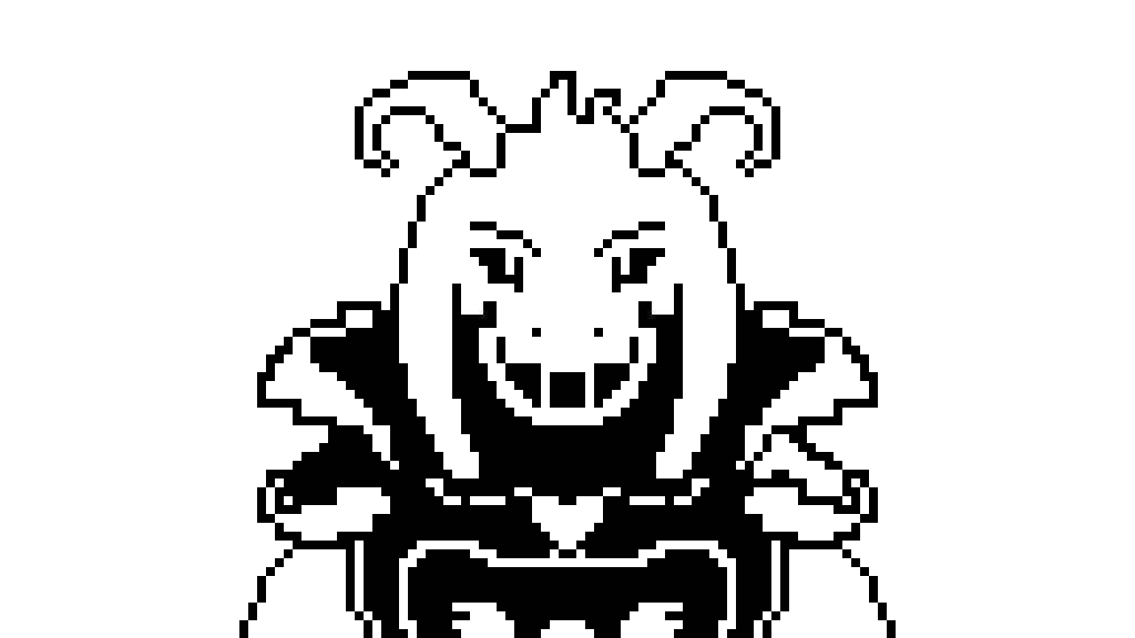 Pixilart - Asriel Dreemurr Hypergod form 1 by terrietont-