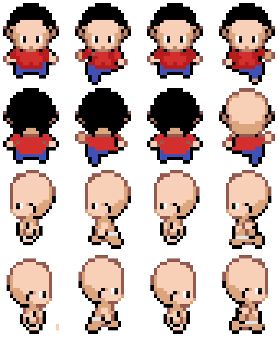 Editing Character Sheet - Free online pixel art drawing tool - Pixilart