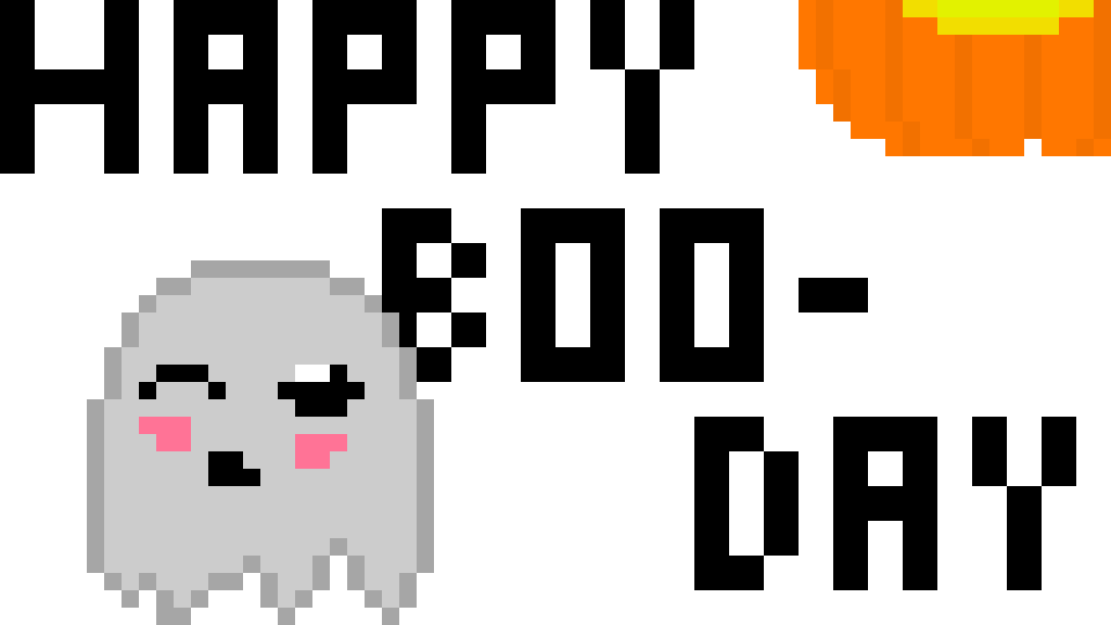 Pixilart - Happy BOO-Day by SkullAngel