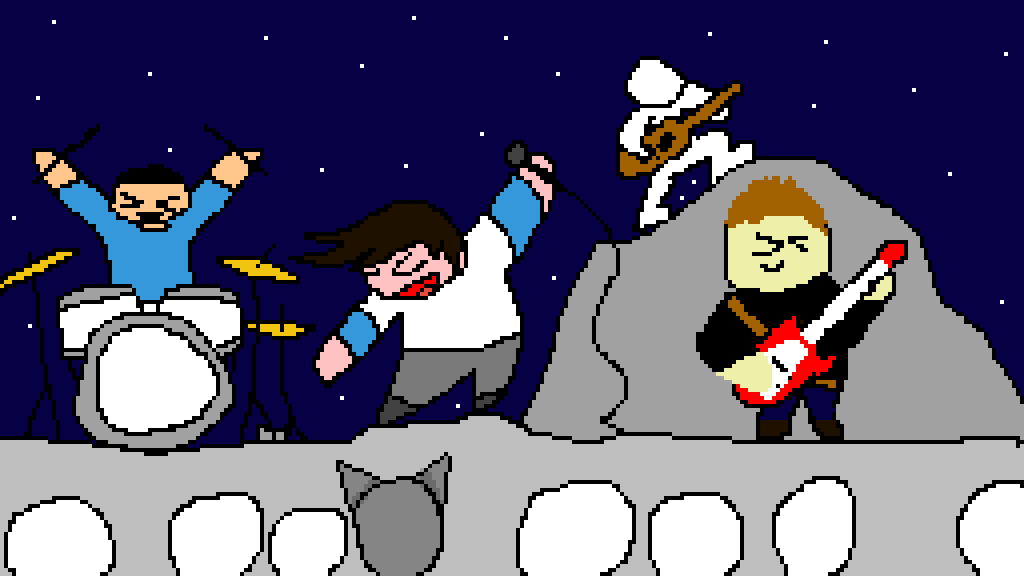 Editing Band Collab. - Free online pixel art drawing tool - Pixilart