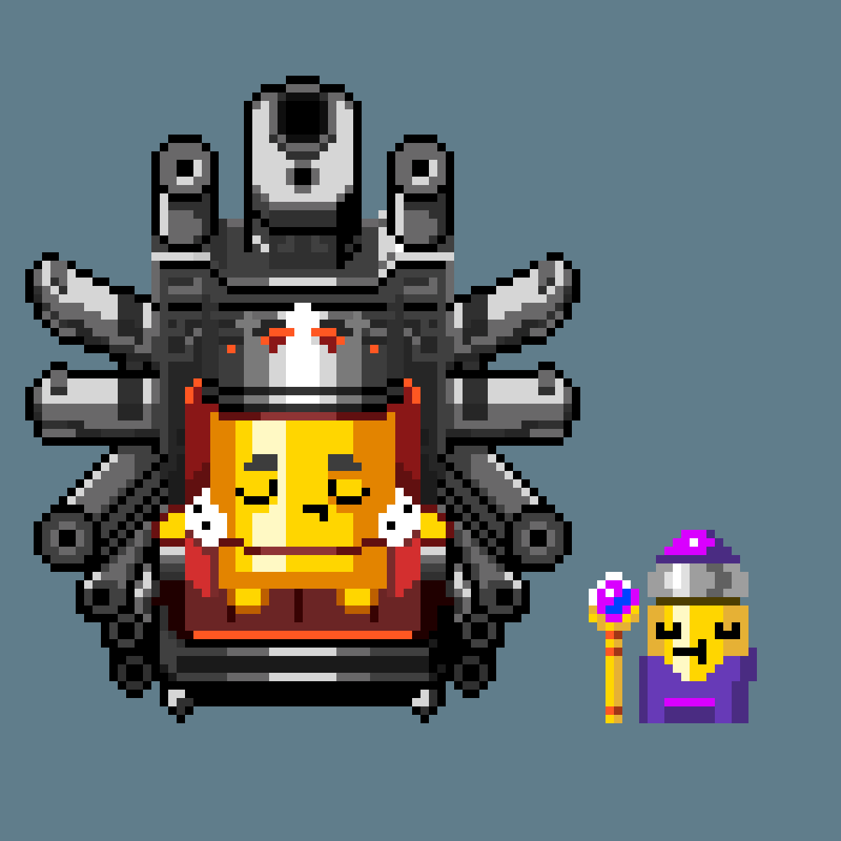 Pixilart - meet the bullet king by lol6948