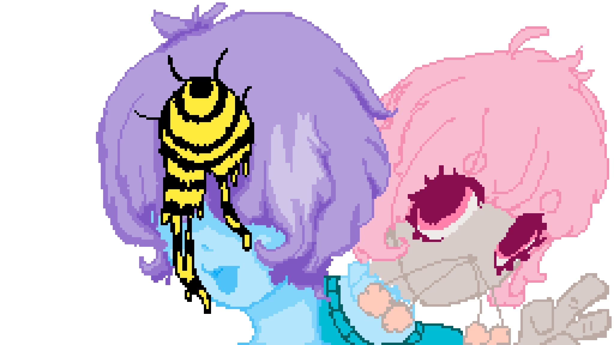 Pixilart - Rat and cyclops WIP by Middleagedman