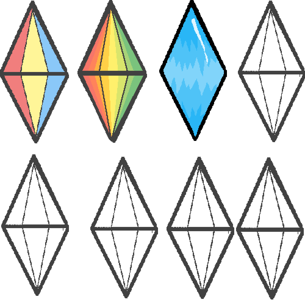 Editing heres a ice crystal - Free online pixel art drawing tool - Pixilart