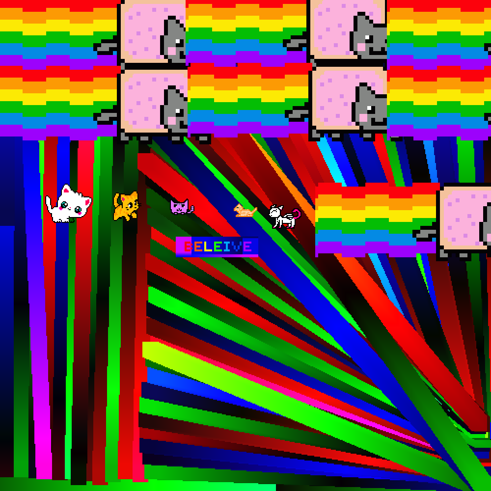 Pixilart - rainbow by Anonymous