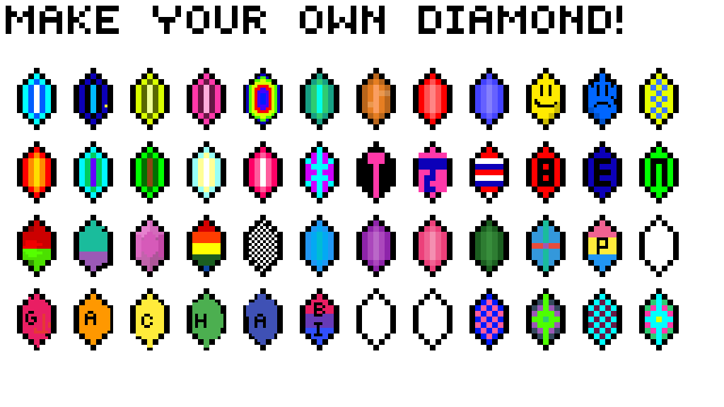Editing create your own diomand - Free online pixel art drawing tool ...