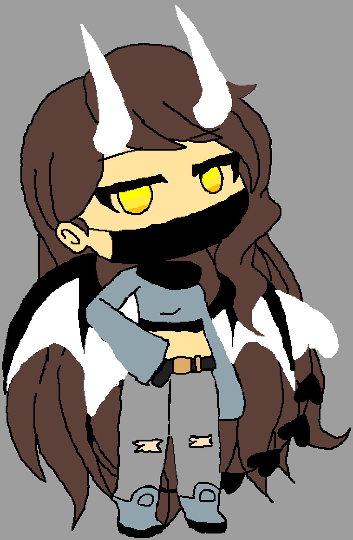 Pixilart - gacha girl by crafty-drawings