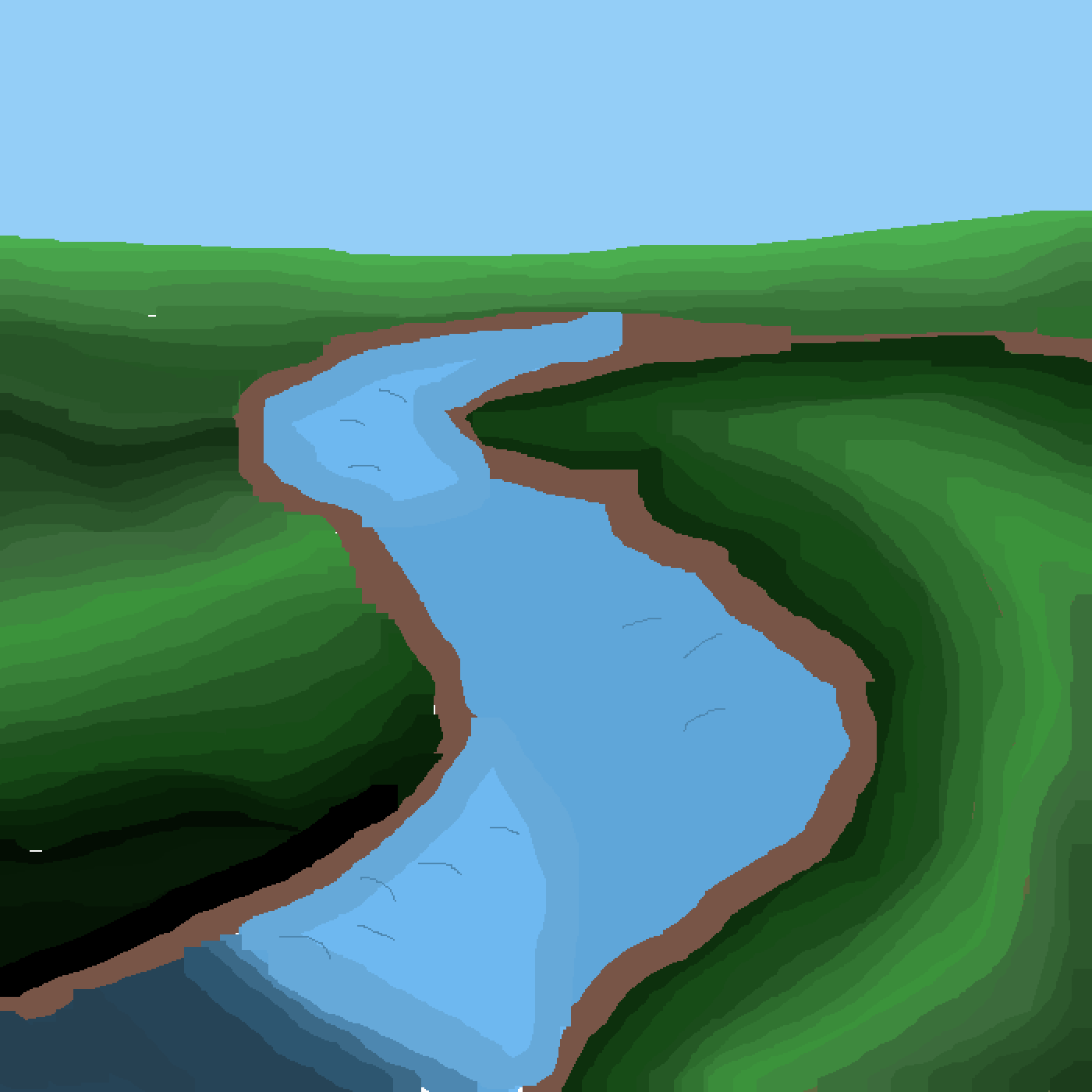 Pixilart - Outdoor River by DxngerrFxrcee