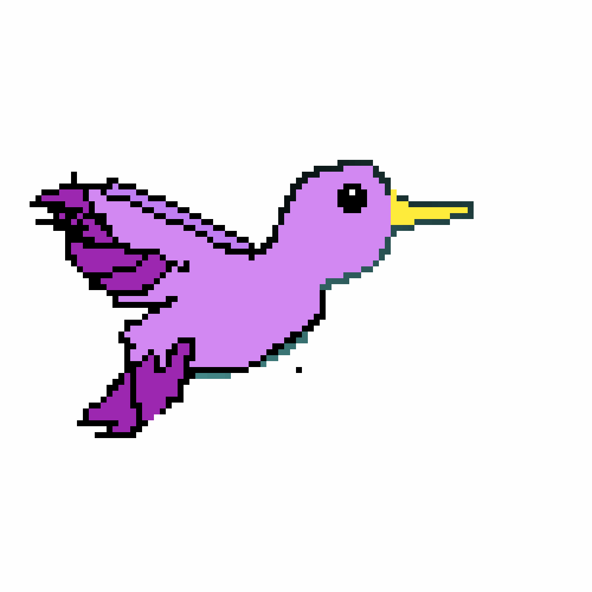 Pixilart - el colibri by Anonymous