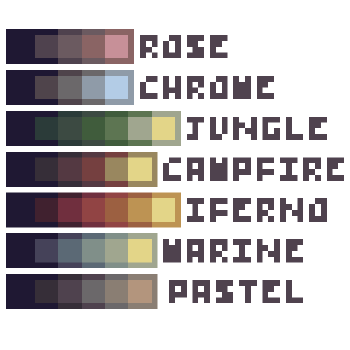 Pixilart - Nice Color Ramps! by Alpha7