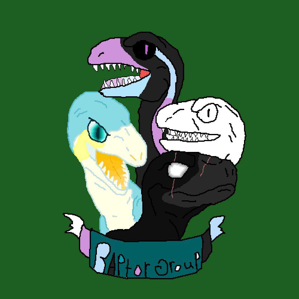 Pixilart - azura alpha of the raptor group by ridethereck